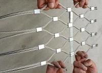 China High Tensile Steel Cable Mesh Excellent Flexibility Architectural Safety Protection for sale