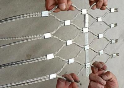 China High Tensile Steel Cable Mesh Excellent Flexibility Architectural Safety Protection for sale