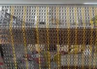 China Aluminum Chain Link Curtain 1.5mm Wire Custom Size Decorative Screen for sale