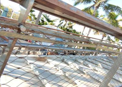 China SS304 Stainless Steel Cable Netting with 7x7 and 7x19 High Tensile Strength for Architectural Wire Mesh for sale