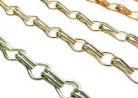 China Decorative Anodized Aluminum Chain Link Curtain For Restaurant Partition for sale