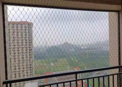 China Ferruled Stainless Steel Safety Netting For Window 50x50 MM Hole for sale