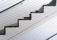 China SS304 Excellent Flexibility Stair Netting With Buckle 2.0 MM Wire 50x50 MM Hole for sale