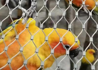 China Flexible Stainless Steel Aviary Mesh For Bird Netting 2.0 Mm Wire 50x50 Mm Hole for sale
