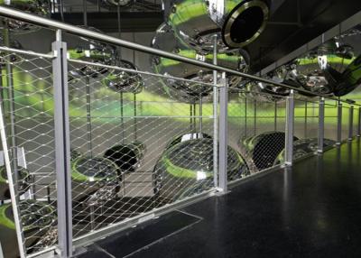 China Flexible Decorative Safety Rope Mesh For Balustrade Stainless Steel Ss304 2.0 Mm Wire for sale