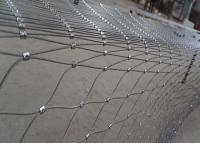 China Flexible Decorative Safety Rope Mesh For Balustrade Stainless Steel Ss304 2.0 Mm Wire for sale