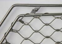China Stainless Steel Staircase Safety Netting With Ferrule Rope Mesh Ss304 2.0 Mm Wire for sale