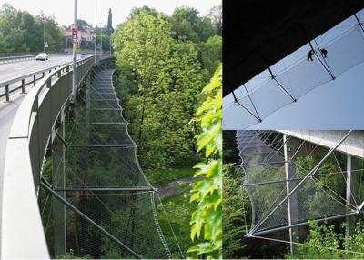 China SUS316 Flexible Stainless Steel Cable Mesh 4.0mm Corrosion Proof for sale