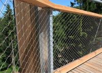 China Fall Prevention Sus304 Wire Rope Fence Mesh Netting 2.0mm Anti Corrosion for sale
