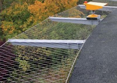China acid resistant Stainless Steel Cable mesh 300*300mm Aircraft Runway Safety Netting for sale