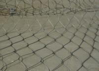 China acid resistant Stainless Steel Cable mesh 300*300mm Aircraft Runway Safety Netting for sale