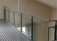 China Wear Resisting 2.0mm Wire SS Balustrade Cable Mesh For Corridoer for sale