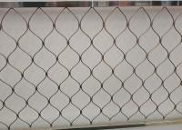 China Wear Resisting 2.0mm Wire SS Balustrade Cable Mesh For Corridoer for sale