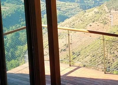 China 1.2mm-4.0mm Flexibility Stainless Steel Cable Mesh Balcony Netting 0.5-30meter for sale