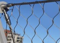China SUS 316 Stainless Steel Wire Rope Mesh Fencing 2.0mm Weather Proof for sale
