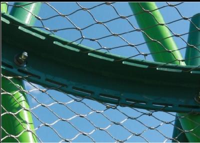 China Fall Prevention Stainless Steel Rope Netting With Ferrule Cable Mesh Corrosion Proof for sale