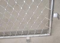 China Customized Cable Rope Mesh Fencing With Frame 2.0Mm Rope Wire for sale