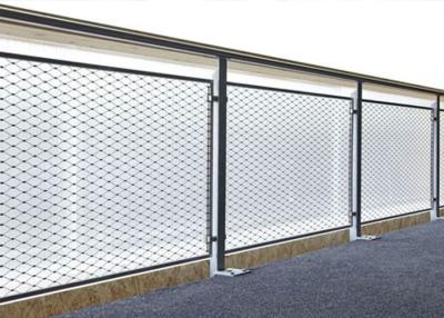 China SUS304  Balustrade Cable Mesh Stainless Steel Rope Netting 2.0mm Anti Corrosion for sale