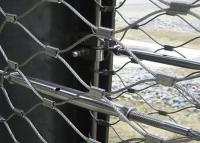 China Anti Acid  2.5mm  Stainless Steel Wire Netting For Playgroud With Rope Cable Mesh for sale