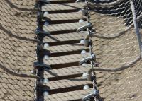 China SUS304 Playgroud Stainless Steel Rope Cable Mesh Protection Netting  Anti Acid for sale