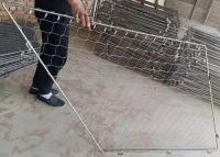 China Suspended Safety Stainless Steel Rope Netting Flexibility And Excellent for sale