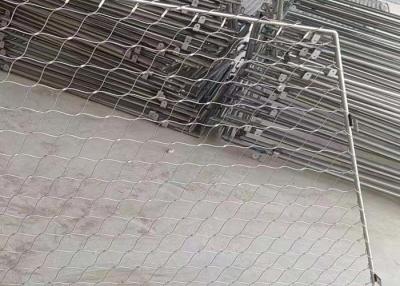 China Suspended Safety Stainless Steel Rope Netting Flexibility And Excellent for sale