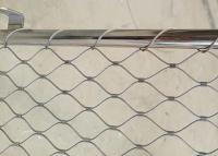 China SS304 Rope Cable Mesh With Frame Customized For Boundary Wall for sale