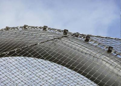 China Architecture Flexible Stainless Steel Wire Rope Mesh For Safety for sale