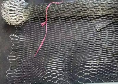 China Anti Corrosive Flexibility Ss Rope Mesh For Amusement Rides for sale