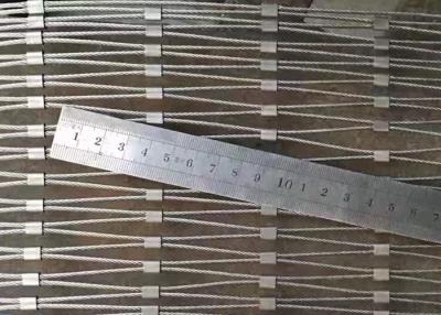 China Customized Flexibility Rope 2.5mm Stainless Steel Ferrule Mesh Non Rusting For Fencing for sale