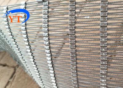 China Buckle Wire Rope Mesh Flexibility Customized Stainless Steel Non Rusting For Fence for sale