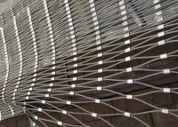 China Flexible 2mm Stainless Steel Wire Rope Mesh For Balustrade Or Railing for sale