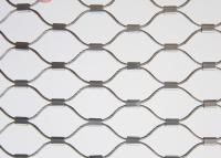 China Balustrade Flexible Stainless Steel Cable Netting Anti Corrosion Customized for sale