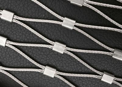 China Stainless Steel 304 Balustrade Cable Mesh Easily Assembled Anti Corrosive for sale
