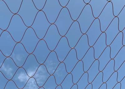 China 1.5mm 2.0mm 2.5mm Wire Diameter Stainless Steel Cable Mesh Ferrule Mesh for Architectural Applications for sale