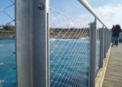 China Building 7x7 Flexible Stainless Steel Cable Mesh Anti Corrosive for sale