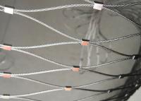 China Anti Rust Balustrade Cable Mesh Stainless Steel Rope Netting Weather Resistance for sale