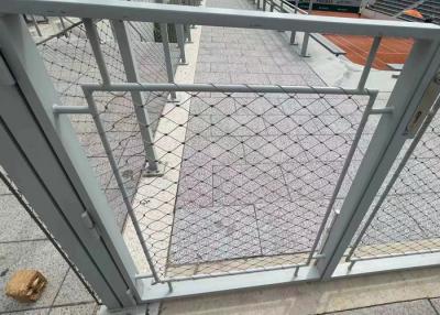 China 7x7 Structure 1.2mm Wire Diameter 25x25mm Hole Size Wire Rope Mesh Balustrade Cable Mesh for sale