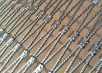 China Ferruled / Woven Stainless Steel Rope Mesh 40*40 Aperture for sale