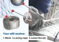 China 1.2mm-6.0mm Wire Rope Mesh Size 1m X 30m Or Customized for sale
