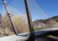 China Flexibility Anti Corrosive Stainless Steel Rope Mesh For Amusement Rides And Zoo Animal for sale