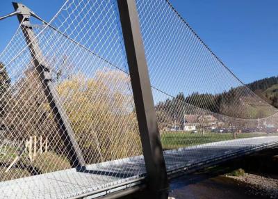 China Flexibility Anti Corrosive Stainless Steel Rope Mesh For Amusement Rides And Zoo Animal for sale