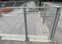 China Ss 304 Ferrule Cable Mesh With Frame Customized Anti Rust For Boundary Wall for sale