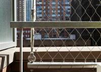 China Infill Balustrade Handrail Stainless Steel Cable Mesh Anti Corrosive Anti Rust for sale