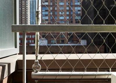 China Infill Balustrade Handrail Stainless Steel Cable Mesh Anti Corrosive Anti Rust for sale