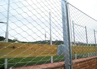 China 7 X7 Balustrade Cable Mesh , Stainless Steel Wire Rope Net Customized for sale