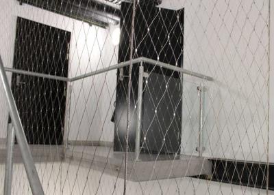 China Customized Height Balustrade Stainless Steel Cable Mesh 2.0mm Wire Polished Surface for sale