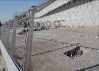 China Customized 7x7 Stainless Steel Balustrade Cable Mesh with 60x104mm Mesh Opening and 2.0mm Cable Diameter for sale