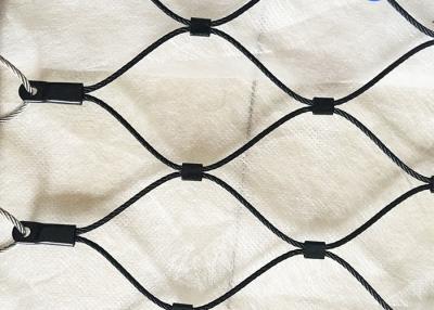 China Customized Black Oxide Stainless Steel Ferrule Mesh 300x300mm for sale