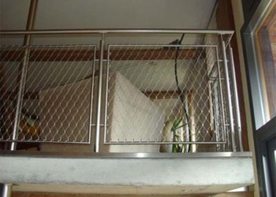 China High Performing Steel Cable Mesh Long Lasting Sus304 For Balcony for sale